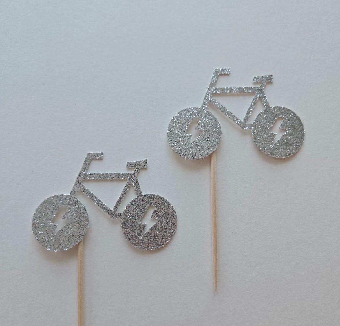 Electric Bike Cupcake Toppers: E-bike Party Decorations (set of 12) - Etsy