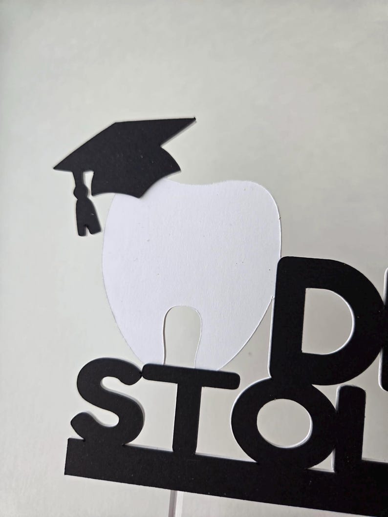 Dental Grad Cake Topper: Dentist Graduation Party Decor - Etsy
