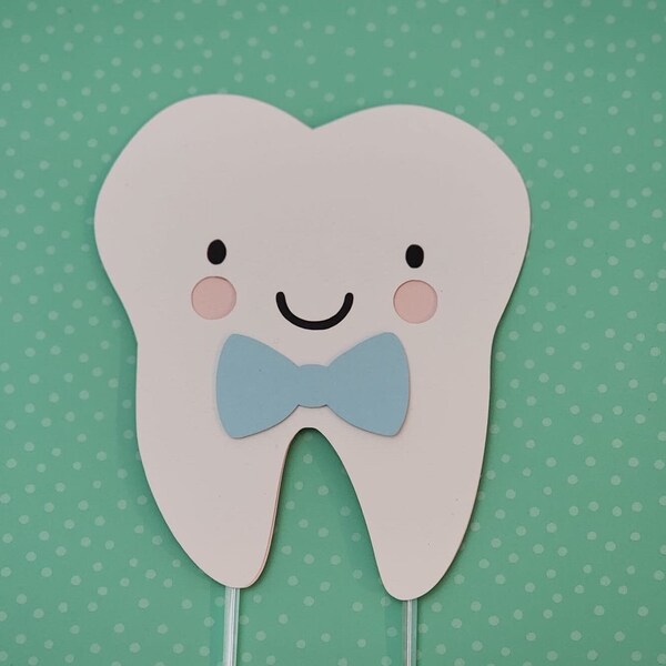 1st Tooth Cake Topper - Etsy