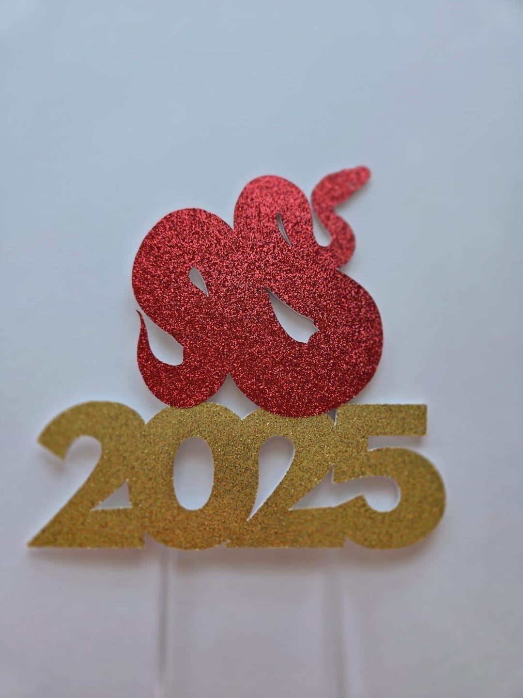 Snake 2025 Cake Topper: Lunar New Year Party Decor - Etsy