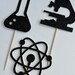 Science Cupcake Toppers, Biology Cupcake Toppers, Microscope Cupcake ...