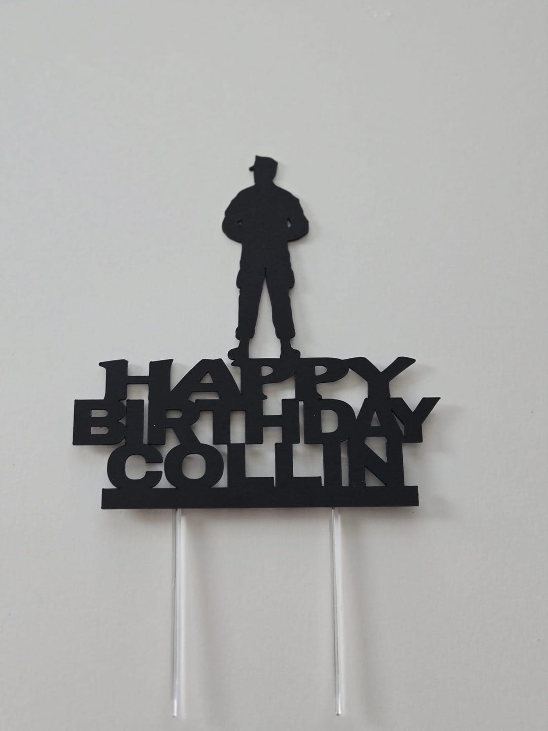 Soldier Cake Topper, Soldier Birthday Cake Topper, Soldier Happy ...