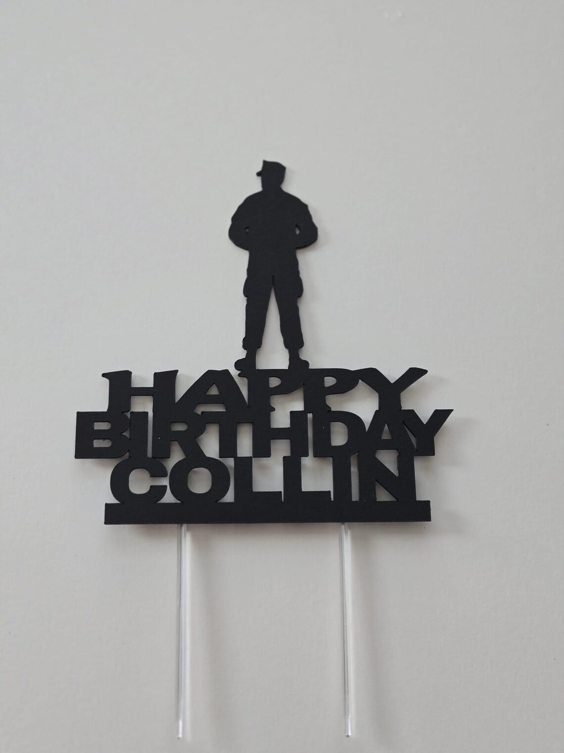 Soldier Birthday Cake Topper: Personalized Party Decor - Etsy