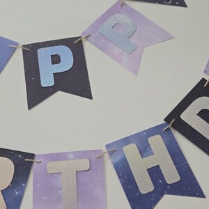 Space Banner, Space Theme Banner, Galaxy Banner, Galaxy Birthday Banner ...