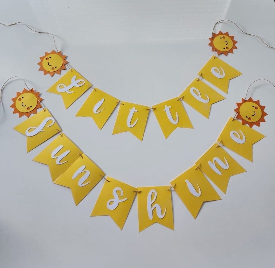 Sun Banner, First Trip Around the Sun Banner, Little Sunshine Banner ...