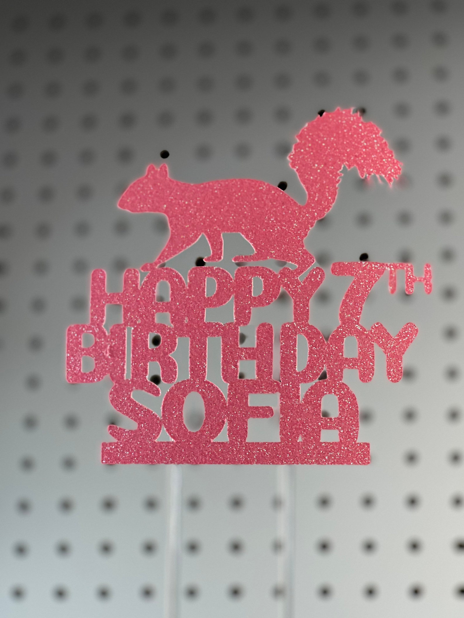 Squirrel Cake Topper Squirrel Birthday Cake Topper Squirrel | Etsy