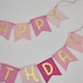 Pink Banner Hot Pink Banner Pink Birthday Banner Custom - Etsy