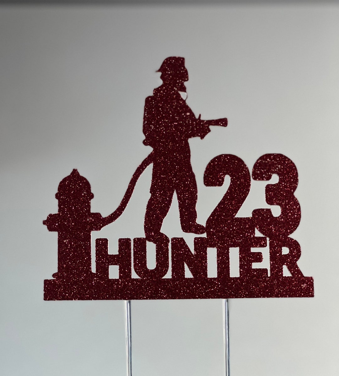 Fireman Cake Topper - Etsy