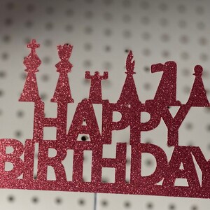 Chess Cake Topper Chess Birthday Cake Topper Chess Topper - Etsy Canada