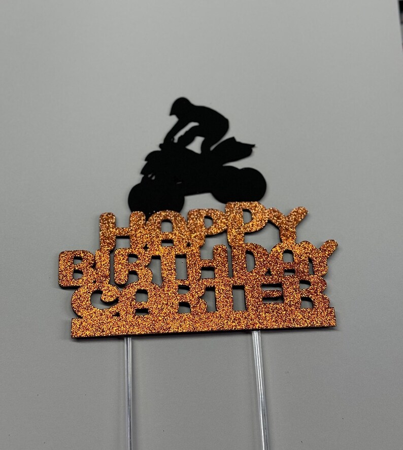 ATV Cake Topper: Sparkle Four Wheeler Birthday Party Decor - Etsy