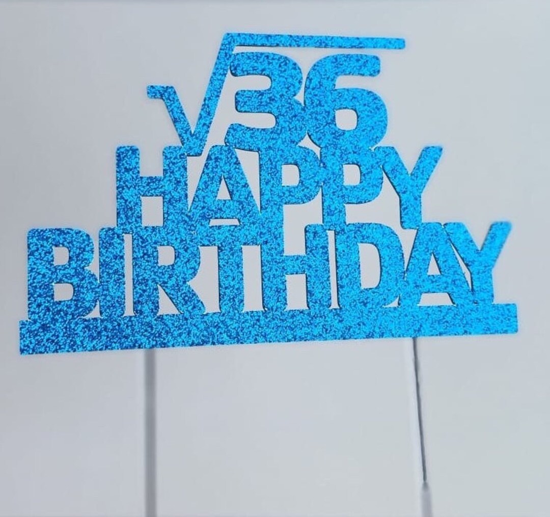 Math Cake Topper, Mathematics Cake Topper, Math Birthday Cake Topper ...
