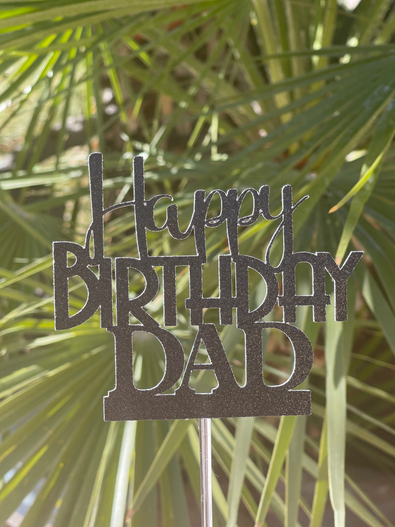 Dad Birthday Cake Topper Happy Birthday Dad Cake Topper Dad - Etsy