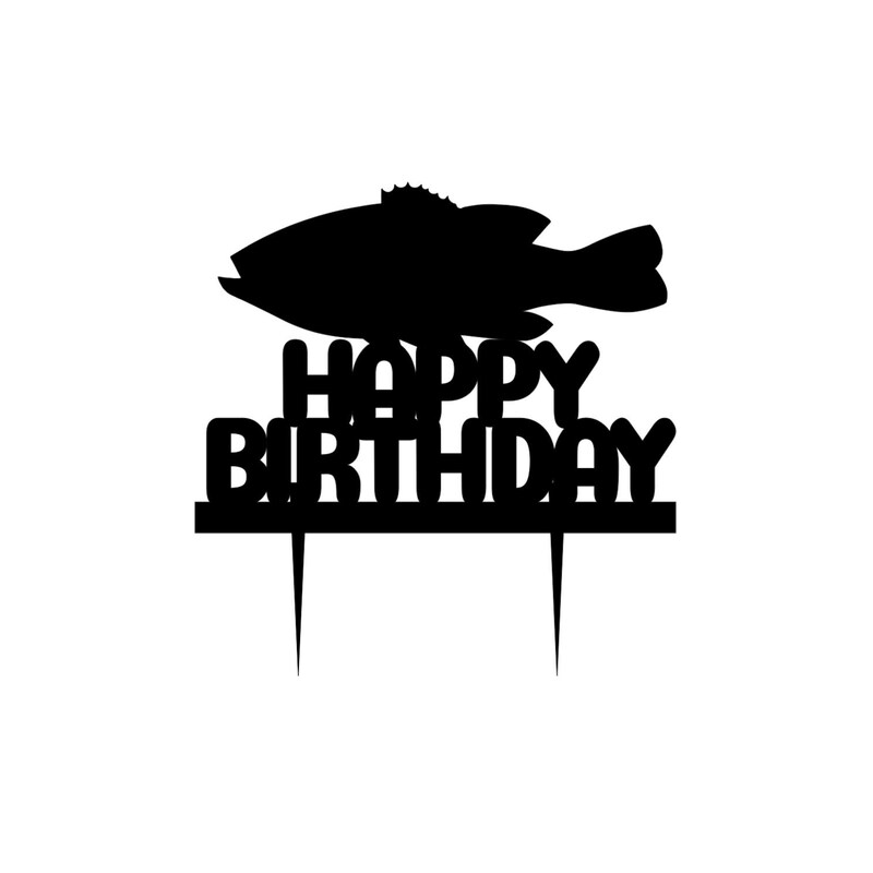 Fish Cake Topper - Etsy