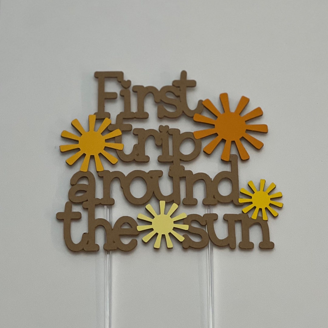 Sun Cake Topper, Sunny Cake Topper, Sunrise Cake Topper, Sunset Cake ...