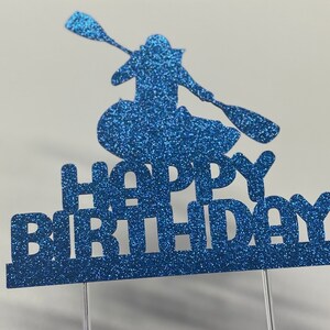 Kayak Cake Topper, Kayaking Cake Topper, Kayak Birthday Cake Topper ...