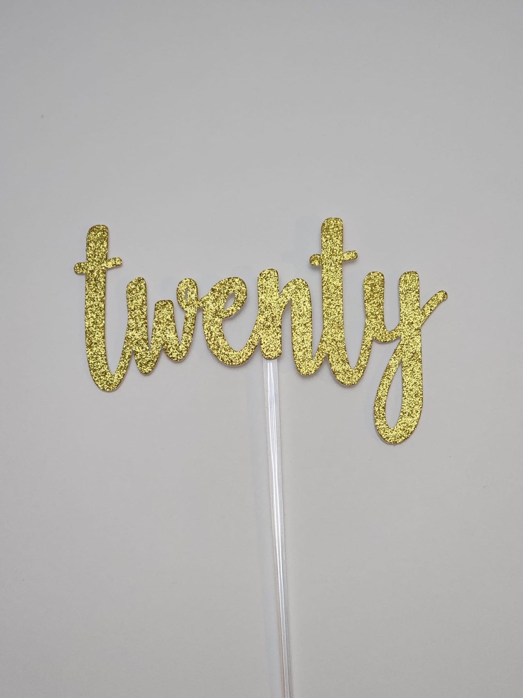 Twenty Cake Topper , 20 Cake Topper, 20th Birthday Cake Topper, Im ...