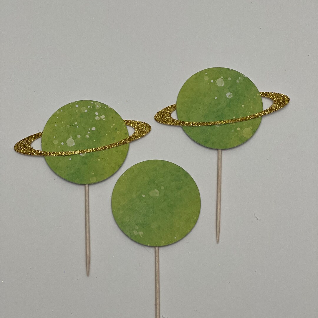 Planet Cupcake Toppers: Solar System Party Decorations - Etsy
