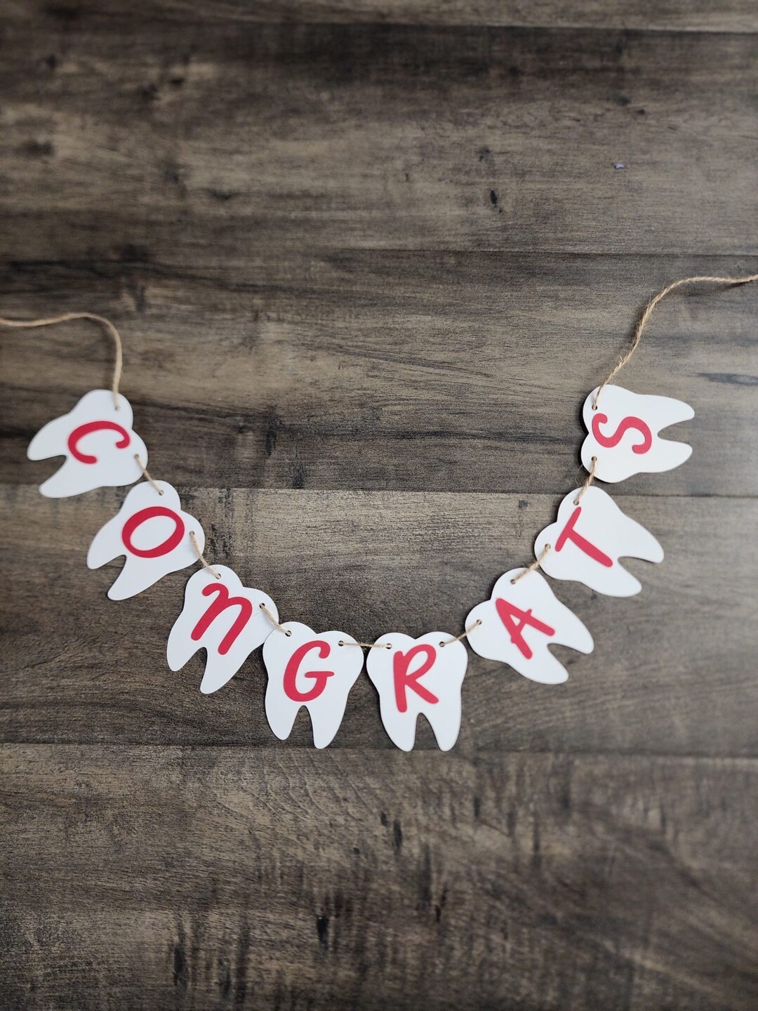 Tooth Banner Dental Grad Banner Dentist Banner Tooth Custom - Etsy