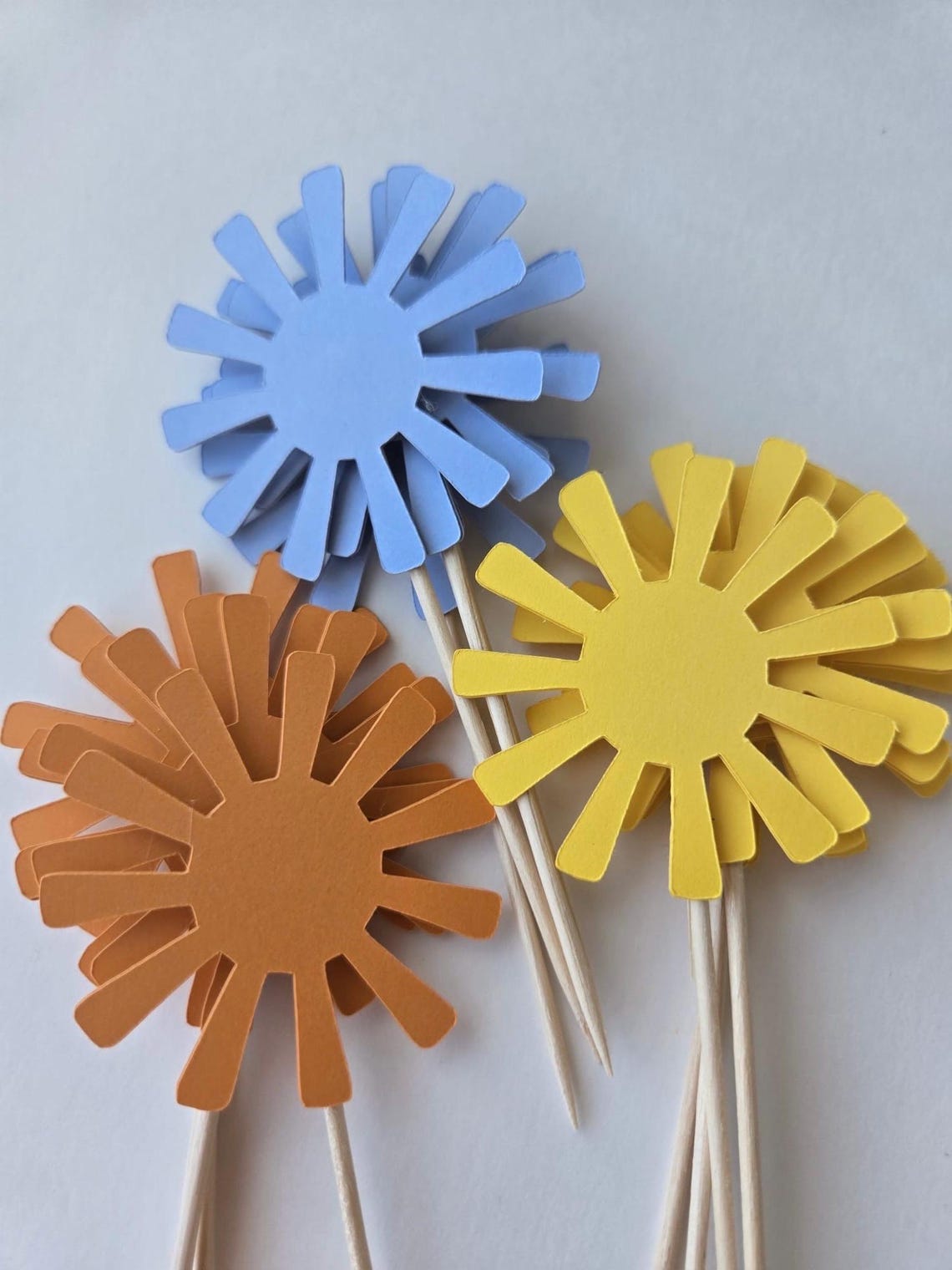 Sun Cupcake Toppers: Baby Shower Decorations, Set of 12 - Etsy