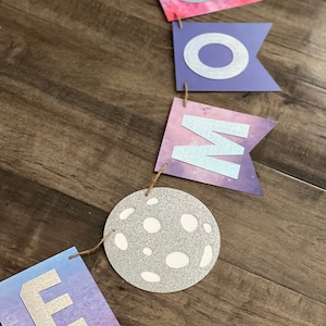 Two the Moon Banner: Space Birthday Party Decoration - Etsy