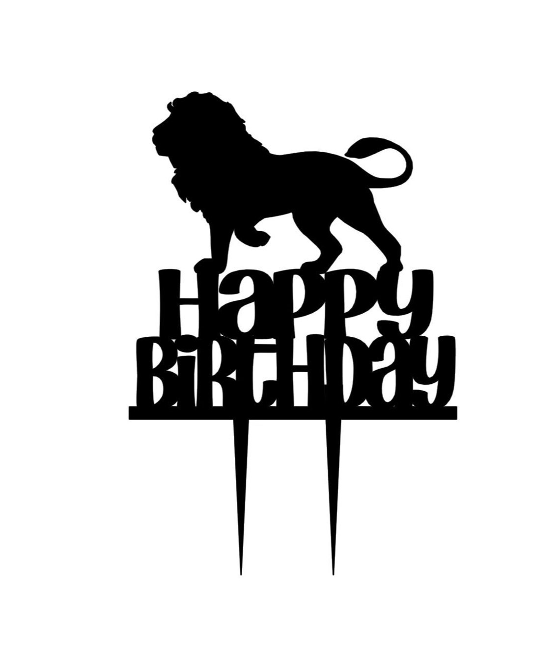 Lion Cake Topper Lion Birthday Cake Topper Lion Topper Leo - Etsy