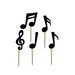 Music Cupcake Toppers Musical Cupcake Toppers Music Notes - Etsy