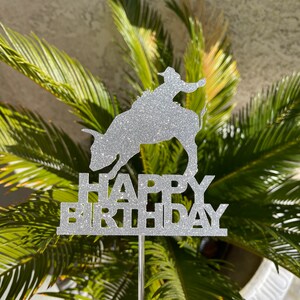 Bull Cake Topper, Bull Riding Cake Topper, Bull Rider Cake Topper, Bull ...