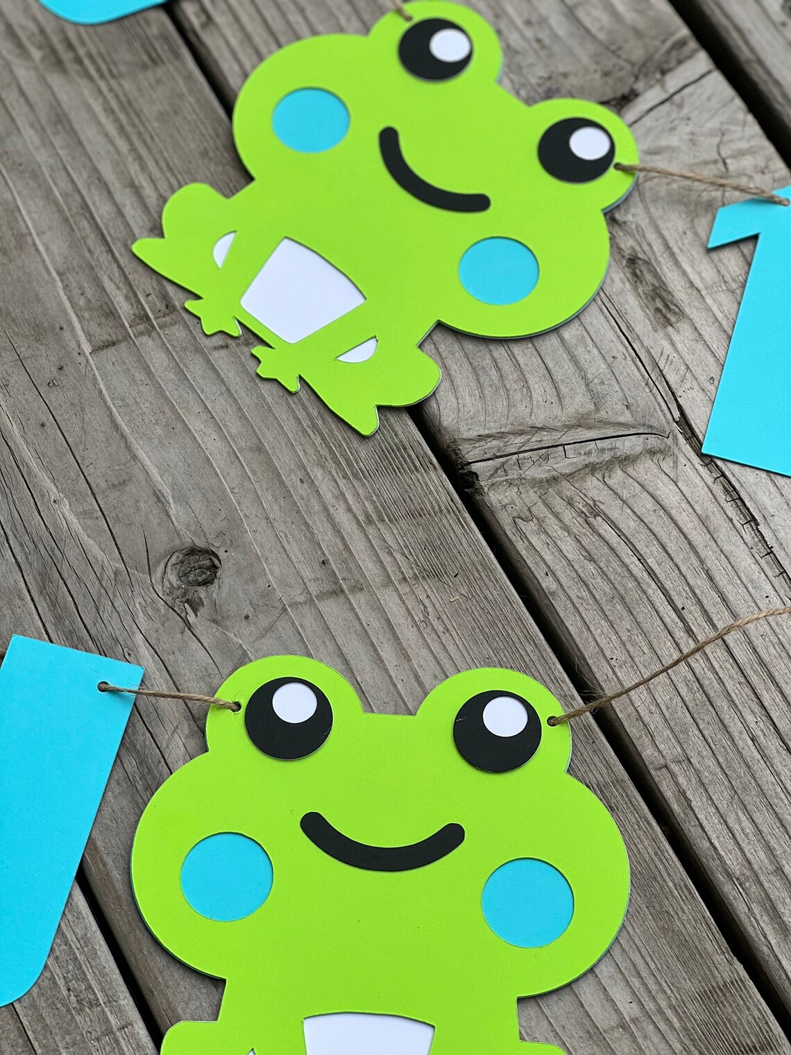 Frog Banner Frog Birthday Banner Froggy Banner First - Etsy