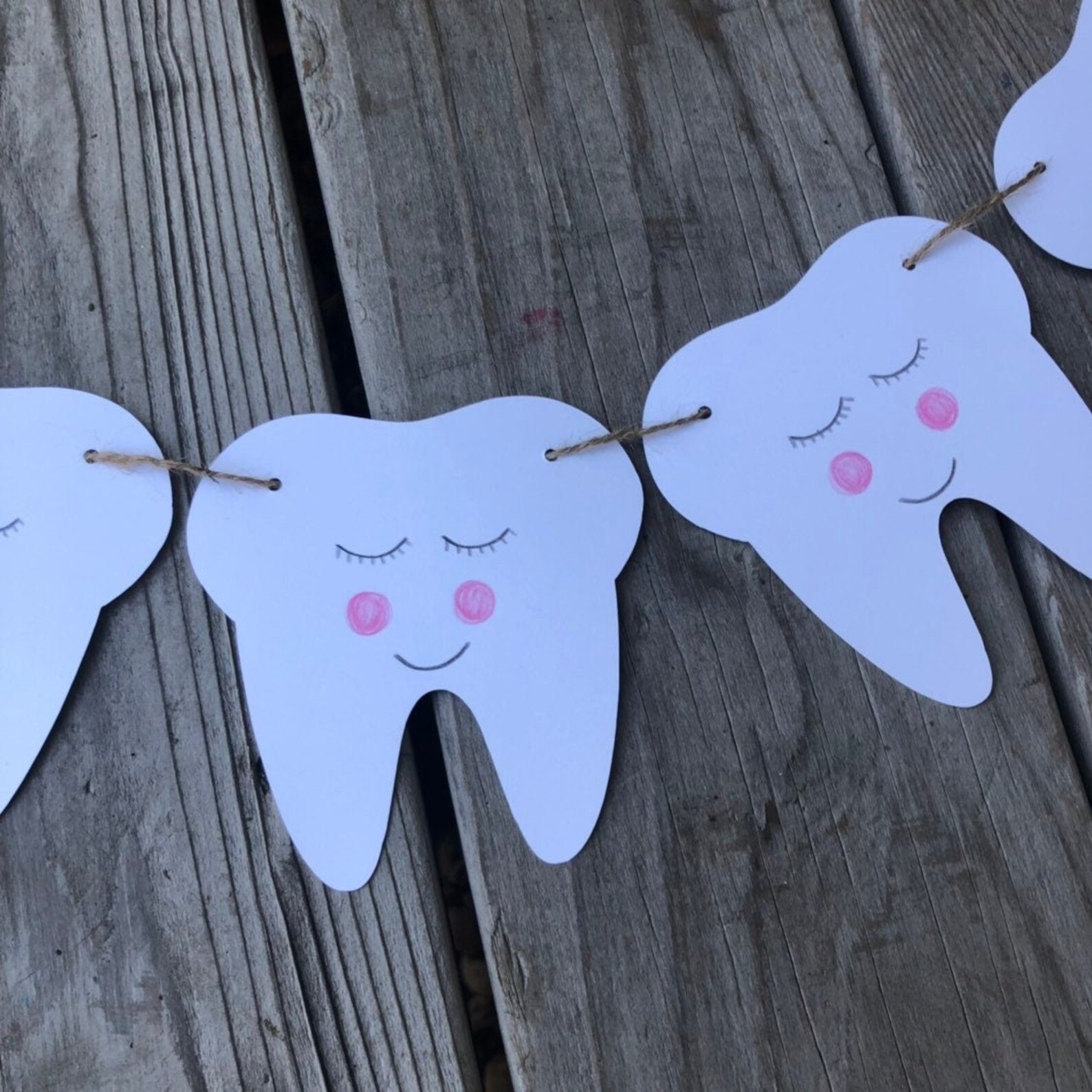 Tooth Banner Smiling Tooth Banner First Tooth Banner | Etsy