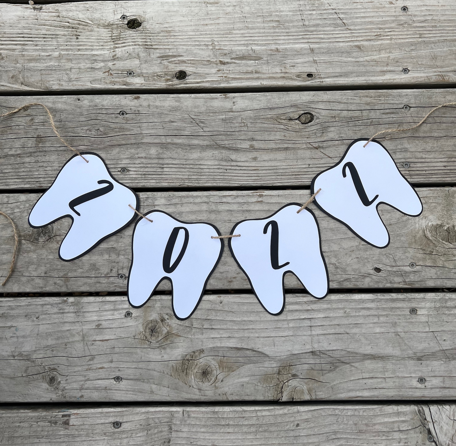 Tooth Banner Dental Grad Banner Dentist Banner Tooth Custom - Etsy