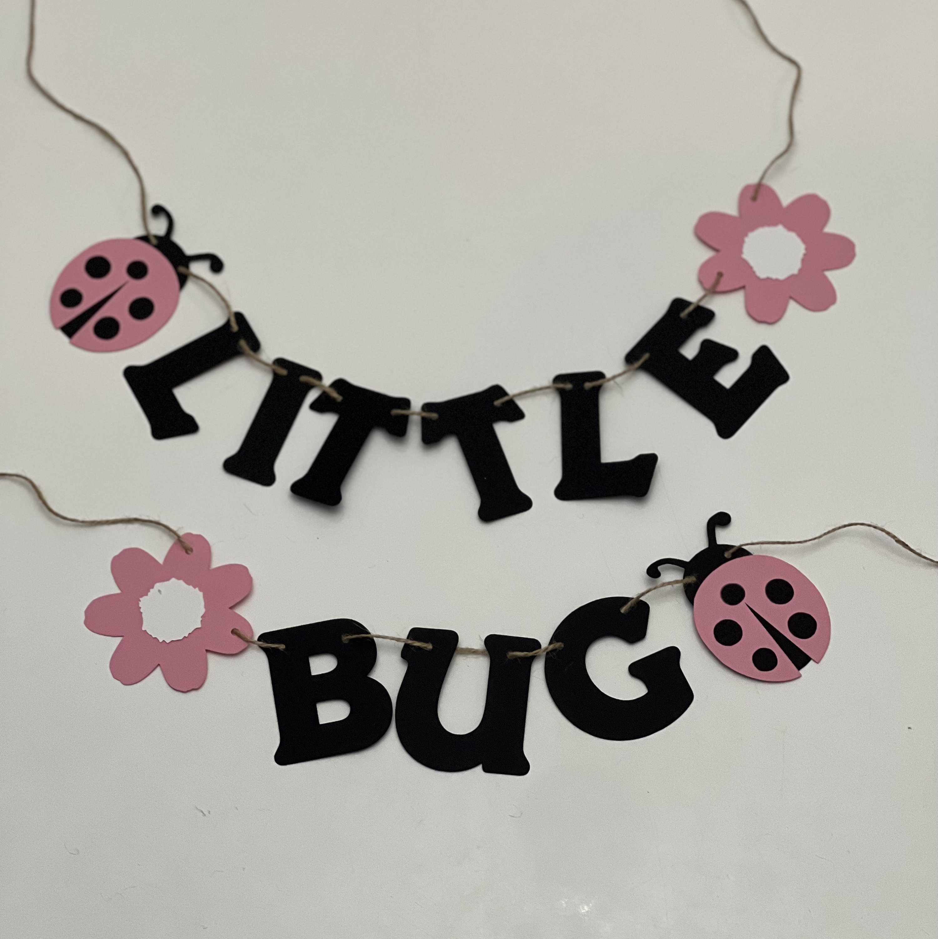 Lady Bug Banner Lady Bug Birthday Banner Little Bug Banner - Etsy