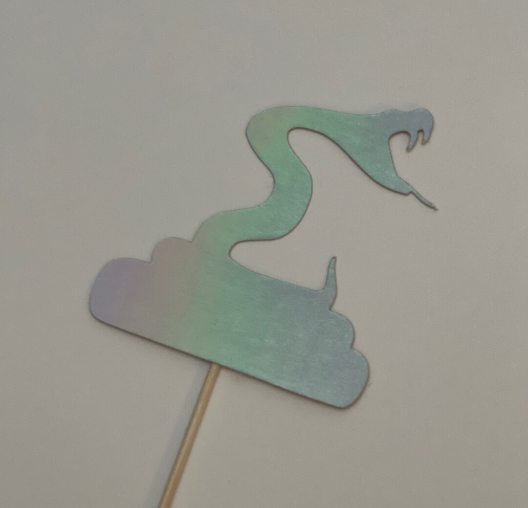 Snake Cupcake Toppers, Snake Toppers, Python Cupcake Toppers, Python ...