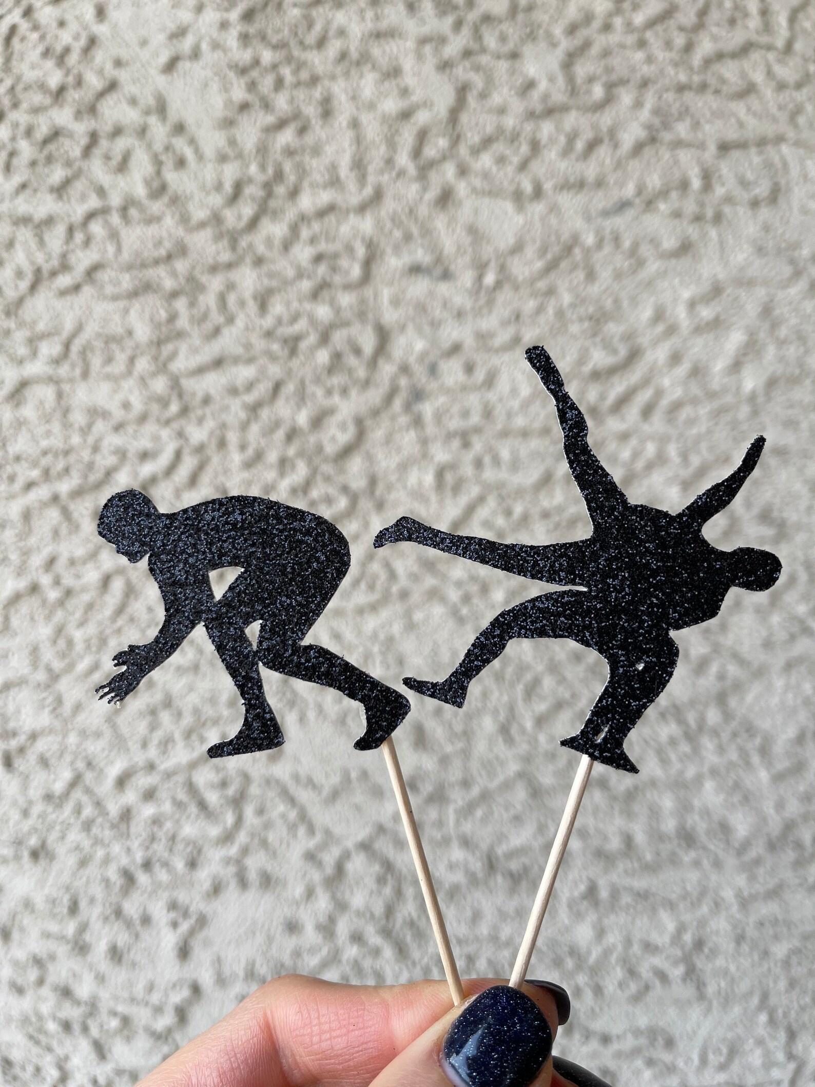 Wrestling Cupcake Toppers Wrestler Cupcake Toppers Grappling | Etsy