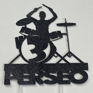 Drummer Cake Topper - Etsy