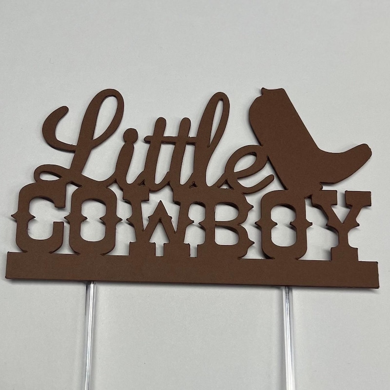Cowboy Cake Topper - Etsy