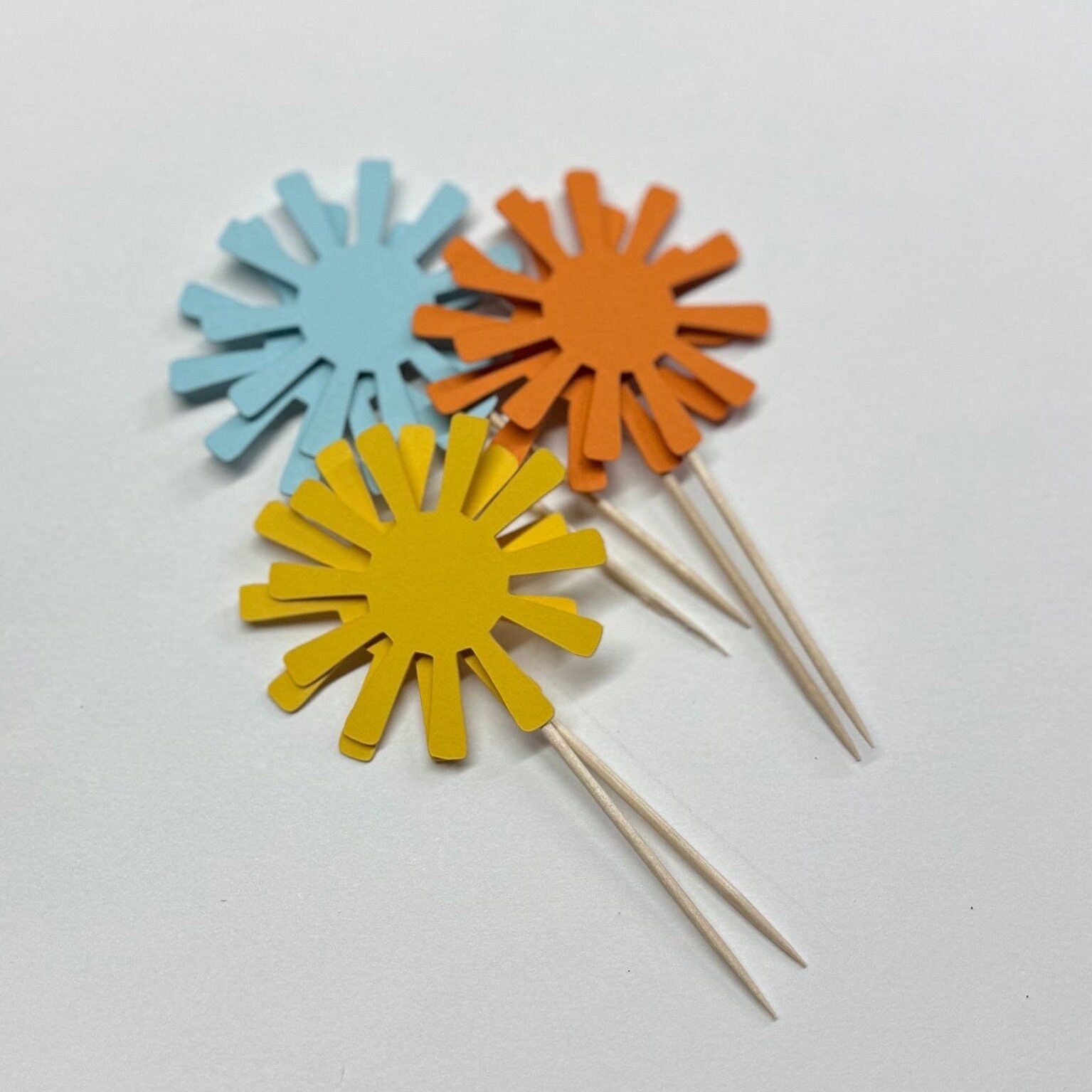 Sun Cupcake Toppers: Baby Shower Decorations, Set of 12 - Etsy