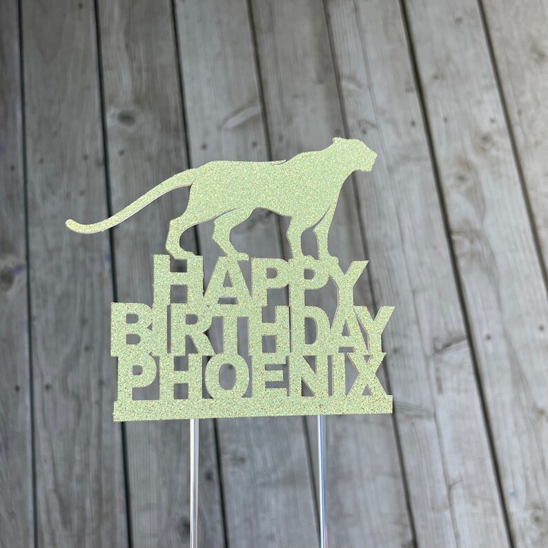 Panther Cake Topper Black Panther Cake Topper Panther - Etsy