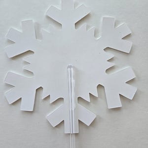 Snow Flake Cake Toppers, Winter Cake Topper, Snow Cake Topper, Custom ...