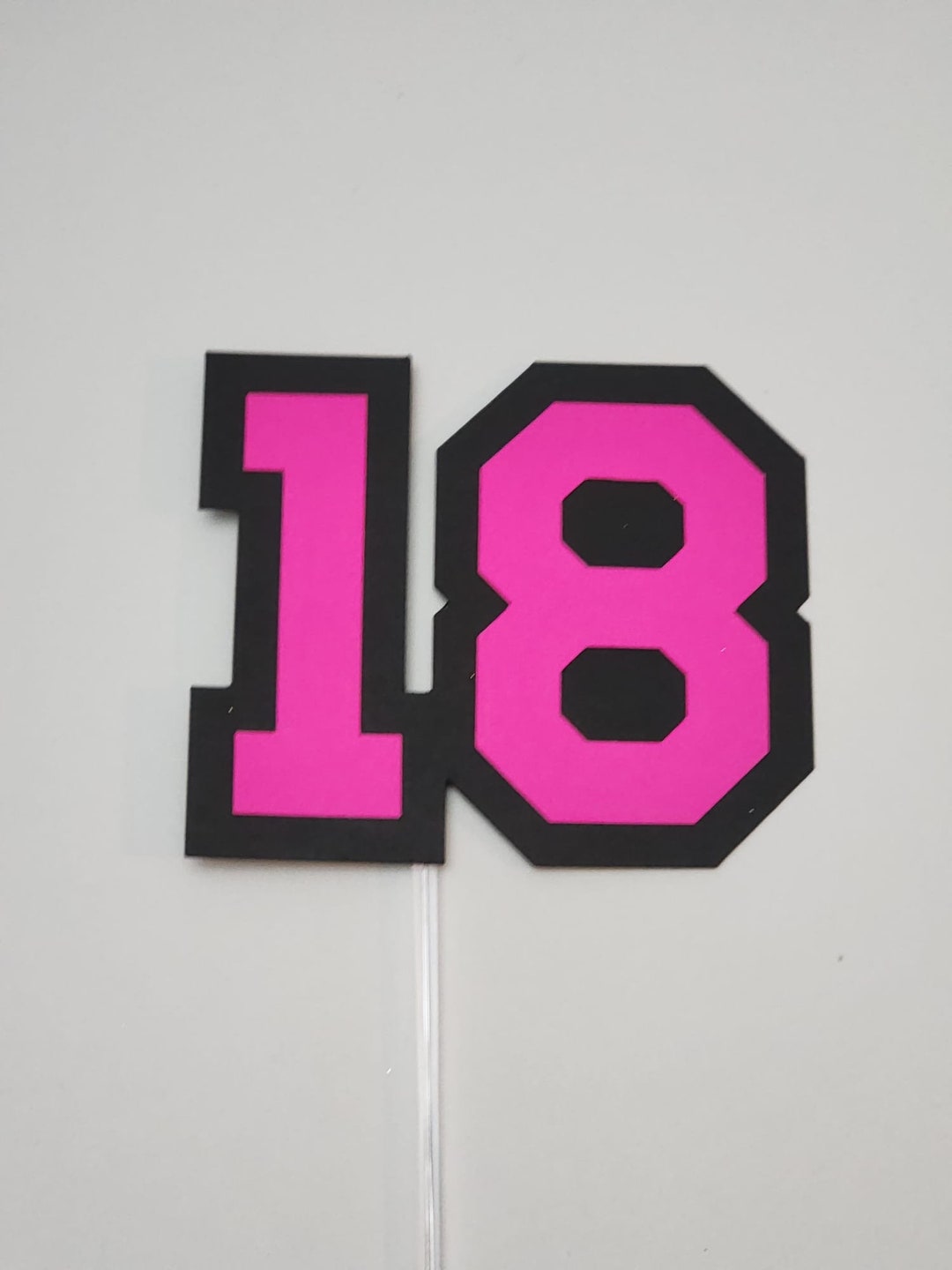 18th Birthday Cake Topper, Eighteenth Birthday Cake Topper, 18 Birthday ...