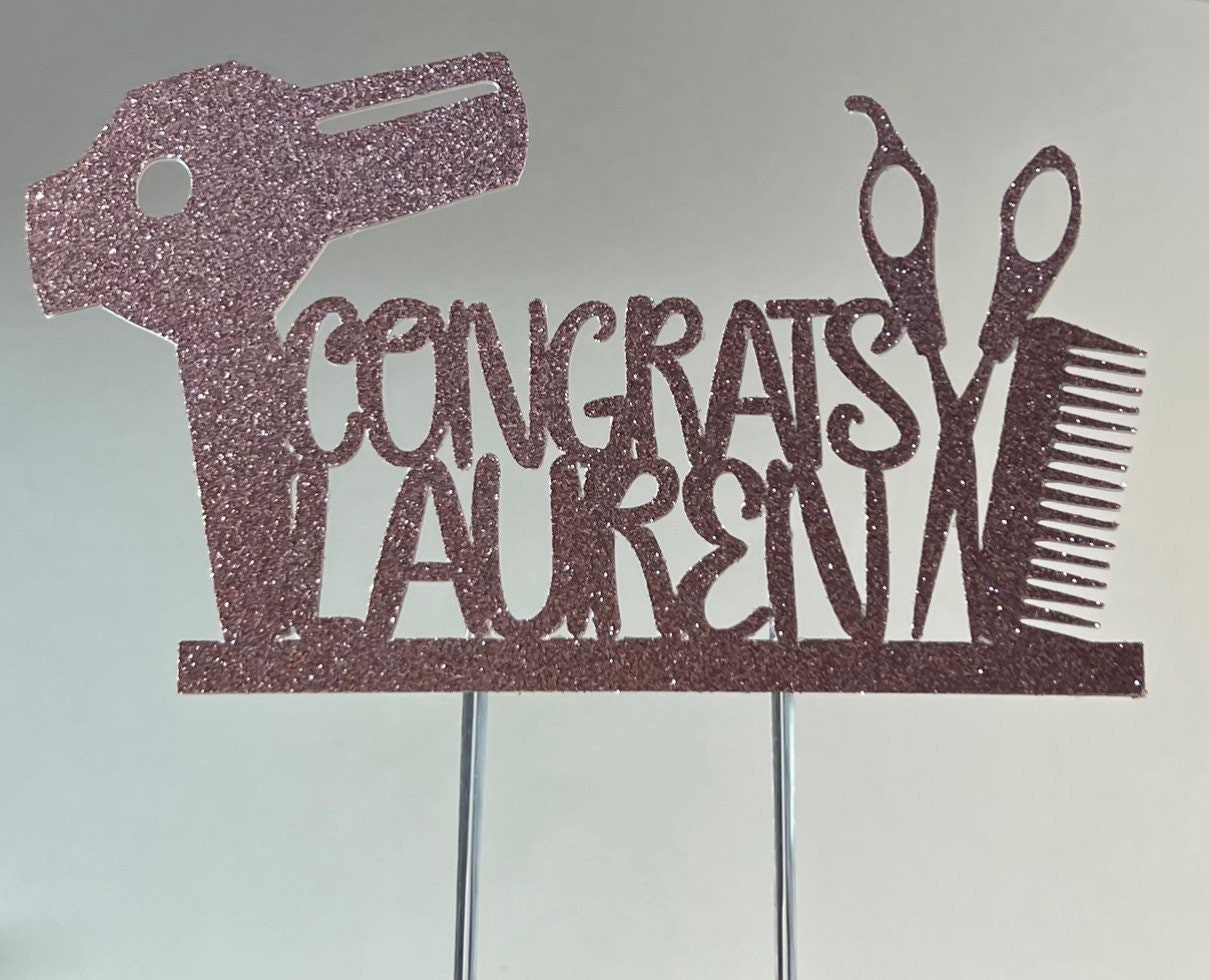 Hair Dresser Cake Topper Hair Stylist Cake Topper Barber - Etsy