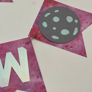 Space Banner, Space Theme Banner, Galaxy Banner, Galaxy Birthday Banner ...