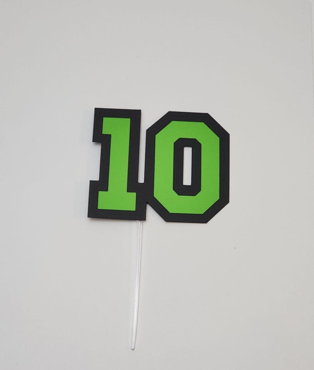 10th Birthday Cake Topper, Tenth Birthday Cake Topper, 10 Birthday Cake ...