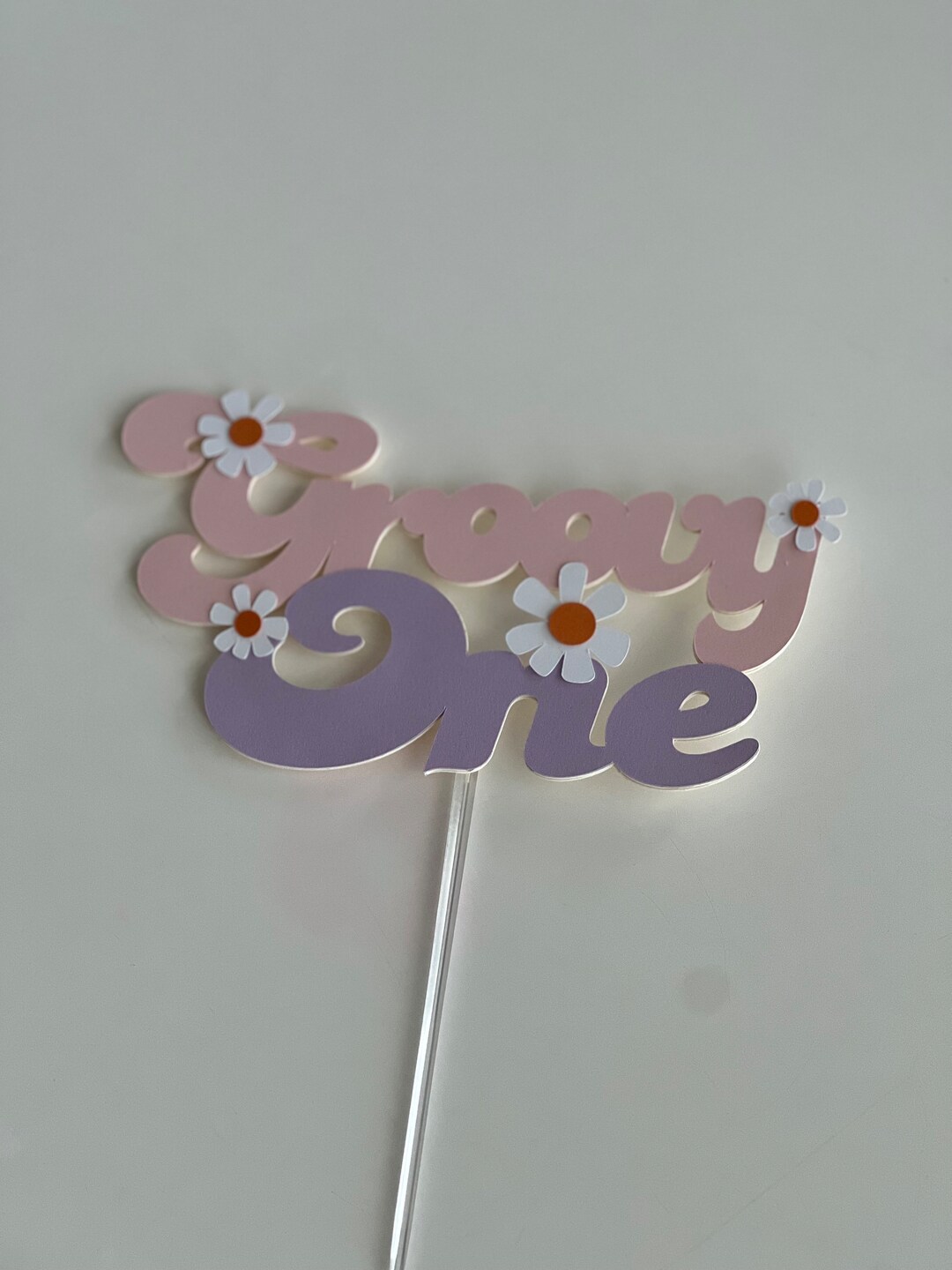 Groovy Cake Topper Groovy One Cake Topper Groovy Topper One - Etsy