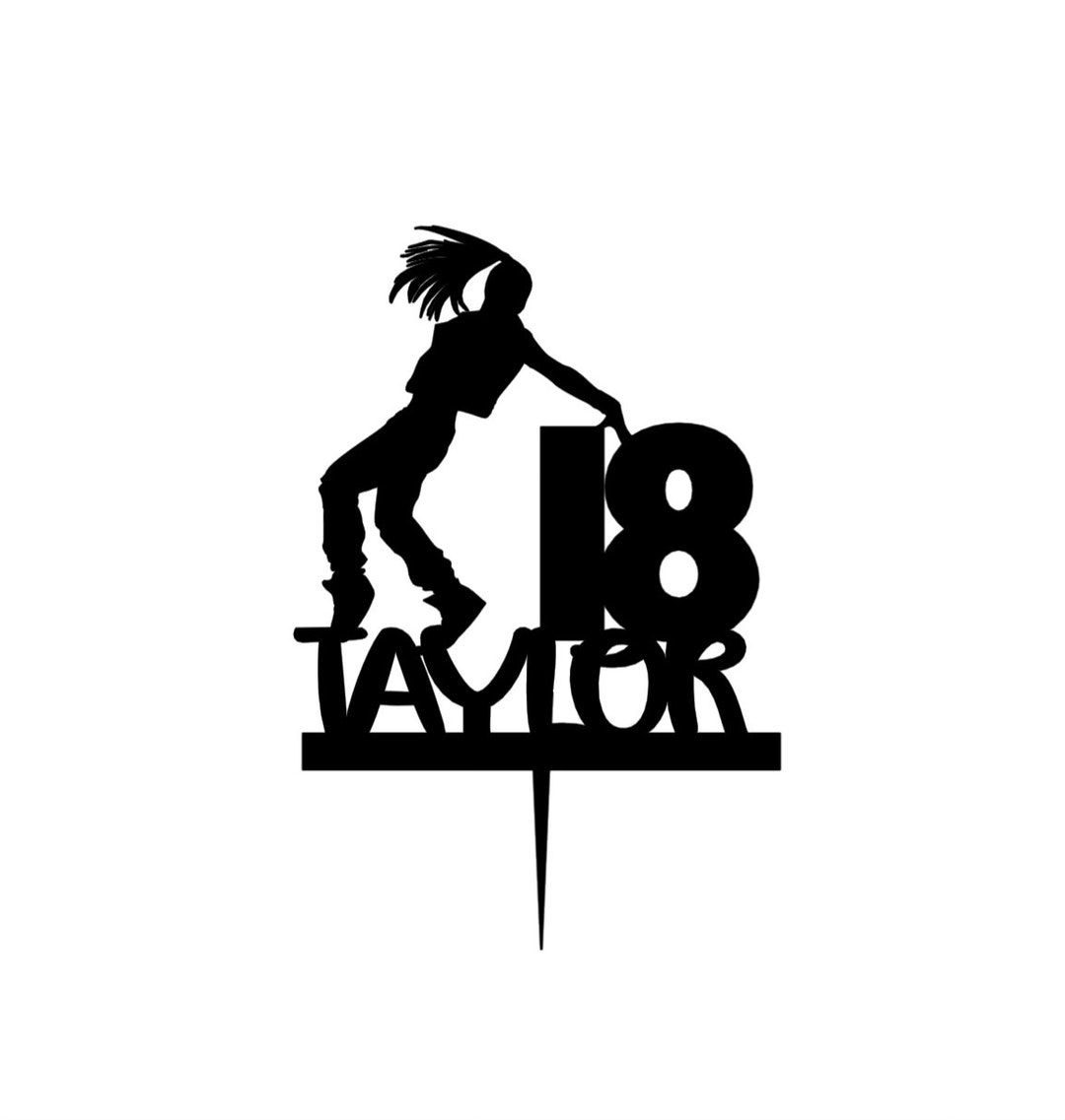 Dance Cake Topper, Dancer Cake Topper, Street Dancer Cake Topper, Hip ...