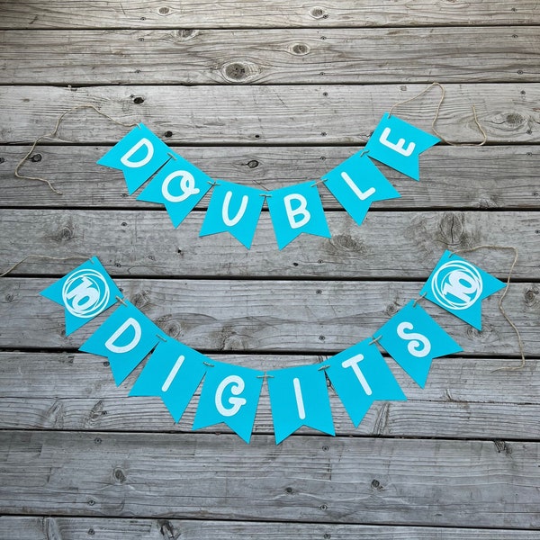 Double Digits Decorations Printable - Etsy