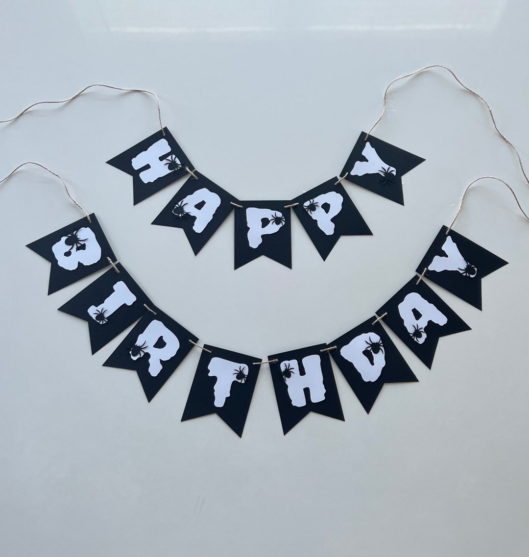 Halloween Birthday Banner, Happy Halloween Banner, Creepy Halloween ...