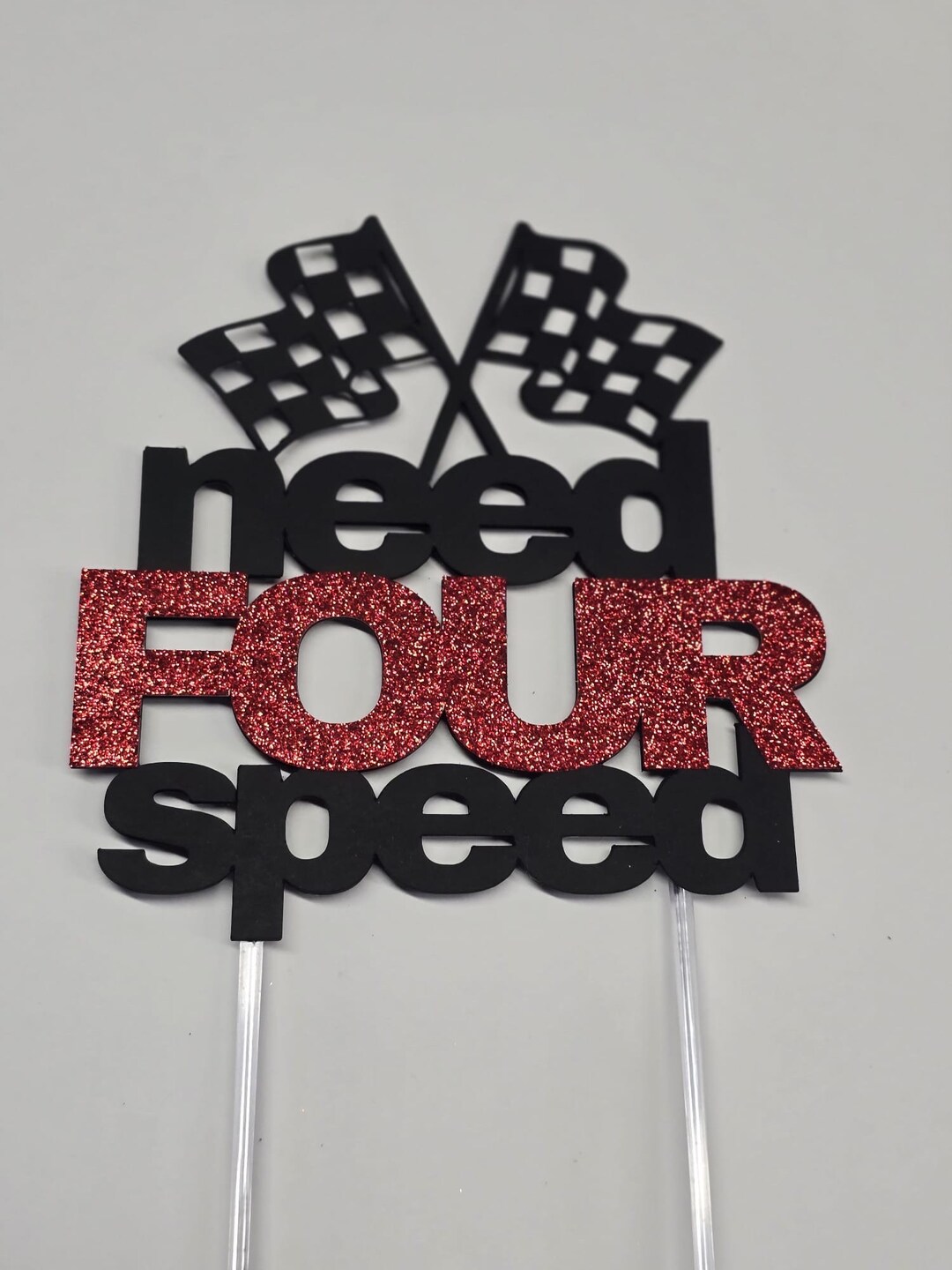 Racing Cake Topper, Racing Flags Cake Topper, Race Cake Topper, Need ...