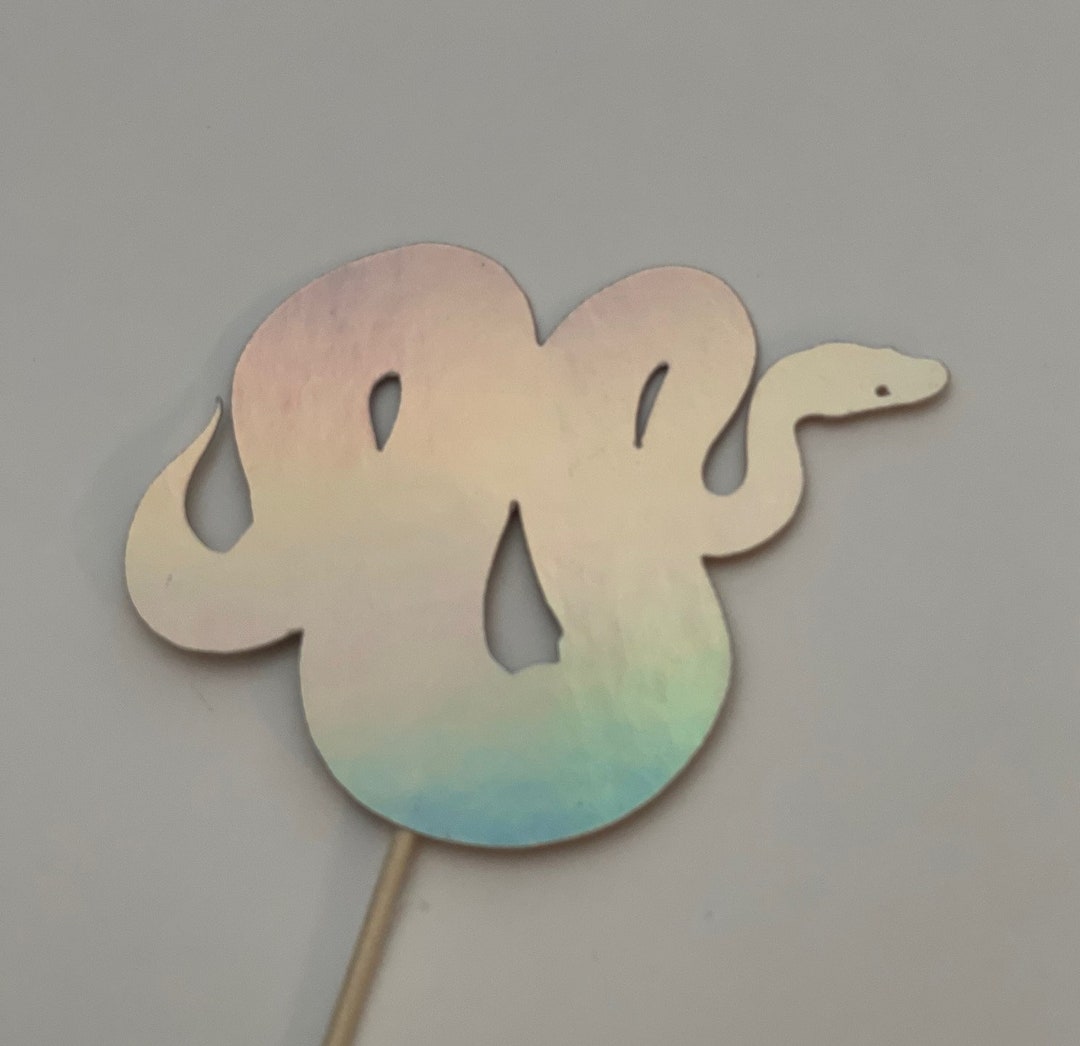 Snake Cupcake Toppers, Snake Toppers, Python Cupcake Toppers, Python ...