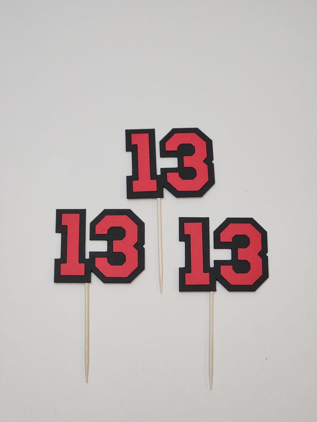 Thirteen Birthday Cupcake Toppers: Teen 13th Birthday Party Decorations ...