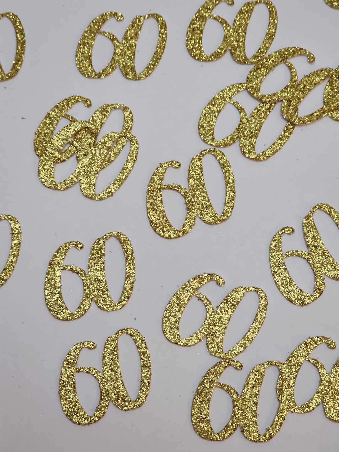 60th Birthday Confetti, Number 60 Confetti, Number Confetti, Custom ...
